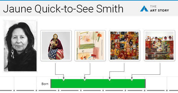 Jaune Quick-to-See Smith Paintings, Bio, Ideas | TheArtStory