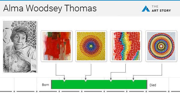 Alma Thomas Paintings, Bio, Ideas | TheArtStory